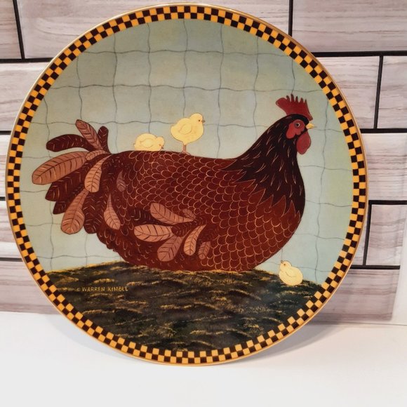 Lenox | Dining | Lenox Brown Hen With Chicks Plate 8 In Warren Kimble ...